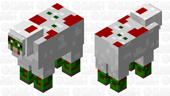 Zombie Sheep Minecraft Mob Skin