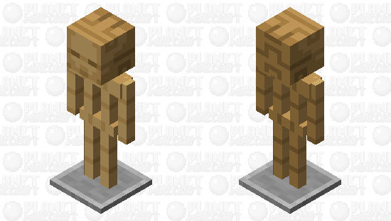 Smooth Armor-stand with head Minecraft Mob Skin