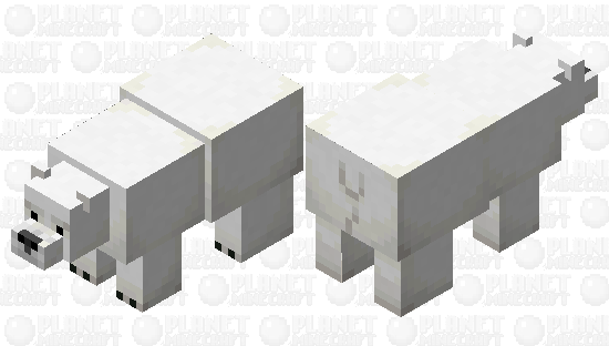 Better polar bear (remade) Minecraft Mob Skin