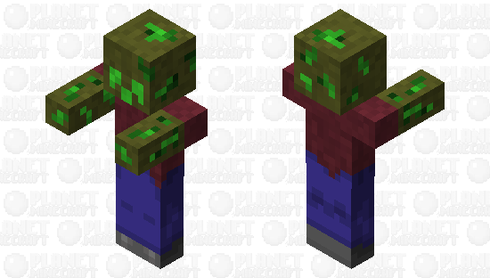 Radioactive Zombie Minecraft Mob Skin