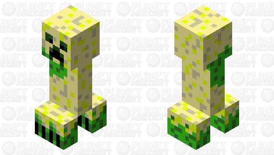 Desert creeper Minecraft Mob Skin