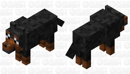 Dog Reskin Minecraft Mob Skin