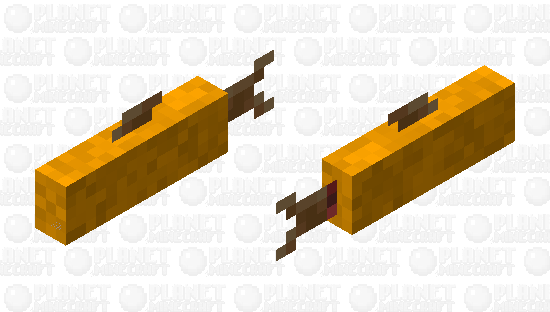 Swimming fish stick Minecraft Mob Skin