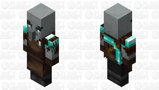 illager / profession of miner / level 3 Minecraft Mob Skin