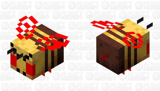 Angry Hornet Minecraft Mob Skin