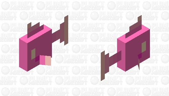 Sunset Fish Minecraft Mob Skin
