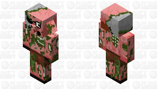 Refract Zombie Piglin Java Minecraft Mob Skin