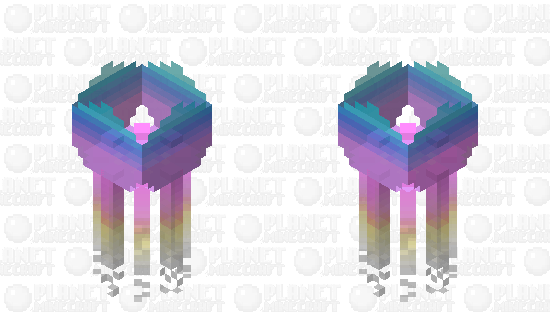 some stupid pink blue yellow white striped jelly fish [POP REEL ...