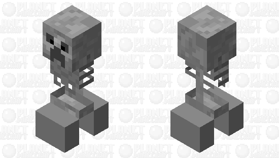 Skeleton Creeper Minecraft Mob Skin