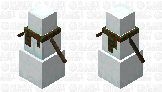Snow Woman Minecraft Mob Skin