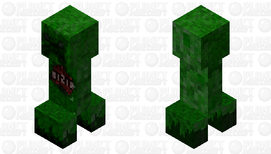 realistic creeper Minecraft Mob Skin