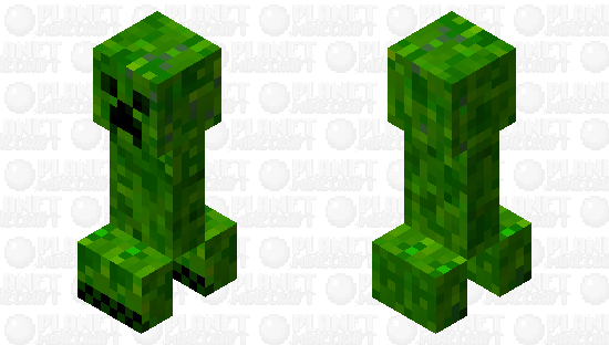 Different Creeper (Bedrock/Java) Minecraft Mob Skin