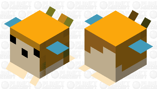 Clean Pufferfish (Medium) Minecraft Mob Skin