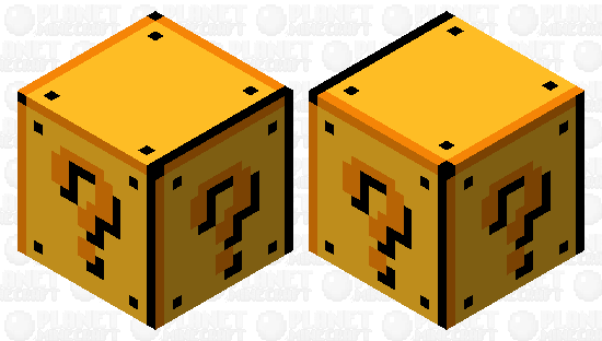 Mystery block (look inside) Minecraft Mob Skin