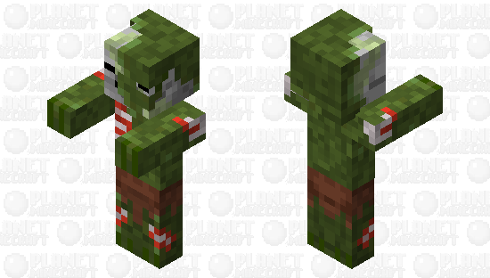 Rotten piglin Minecraft Mob Skin