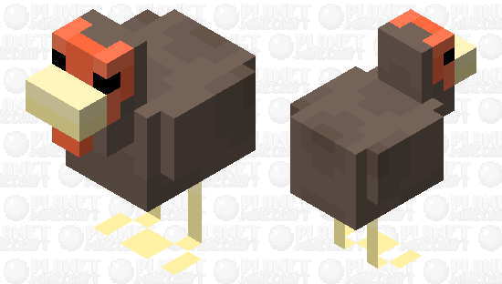 More Realistic Chicken Minecraft Mob Skin