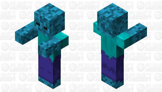 Freezing Zombie Minecraft Mob Skin