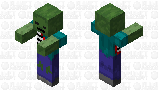 Retextured Zombie Minecraft Mob Skin