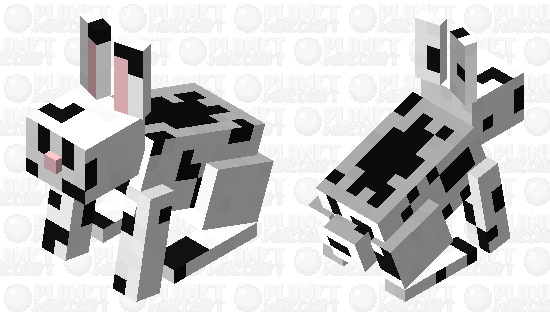 My bunny Snow Minecraft Mob Skin