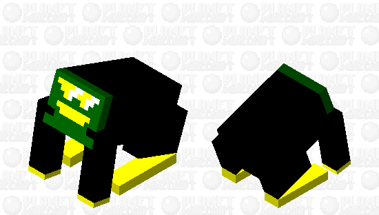 crazy rich frog Minecraft Mob Skin