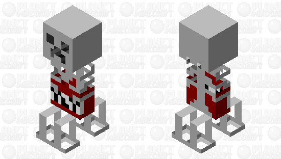 skeleton of a creeper? Minecraft Mob Skin