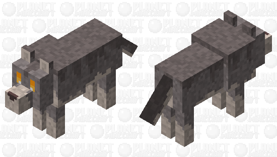 Wolf go Awoo Minecraft Mob Skin
