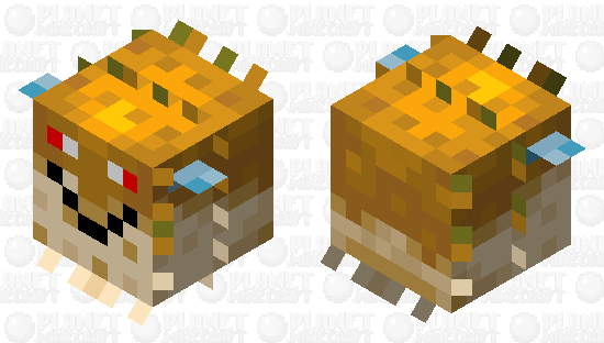 :)evil fish Minecraft Mob Skin