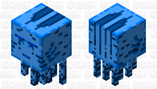 Water ghast Minecraft Mob Skin
