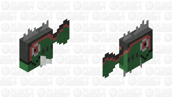 Basculin (Red) - Pokemon Tropical Fish Replacer Minecraft Mob Skin