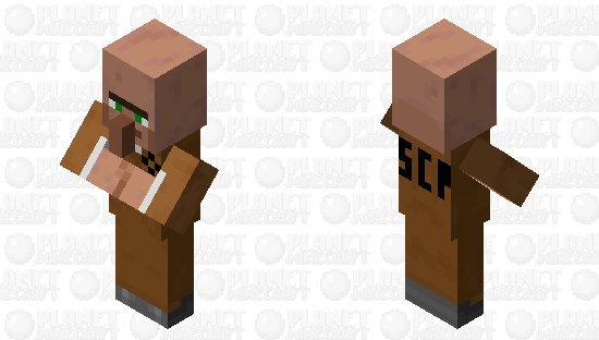 D-class villager Minecraft Mob Skin