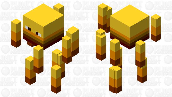 Plastic blaze (plastic mob #3) Minecraft Mob Skin