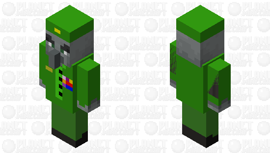 Captain Vindicator Minecraft Mob Skin