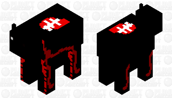 haunted cow Minecraft Mob Skin