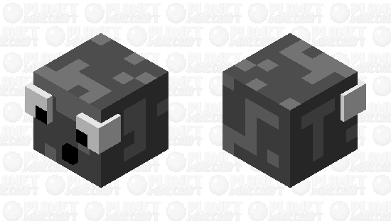 Black and white slime Minecraft Mob Skin