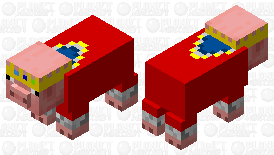 Techno Pig Minecraft Mob Skin