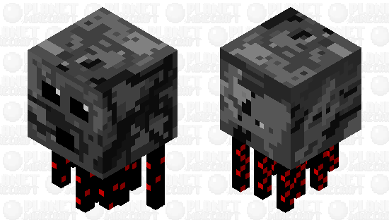 ash ghast Minecraft Mob Skin