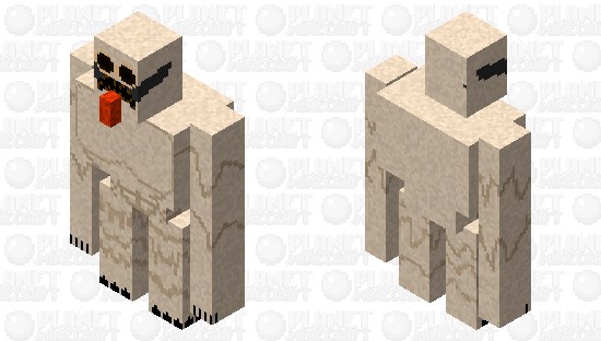 Wampa Eating Something Minecraft Mob Skin