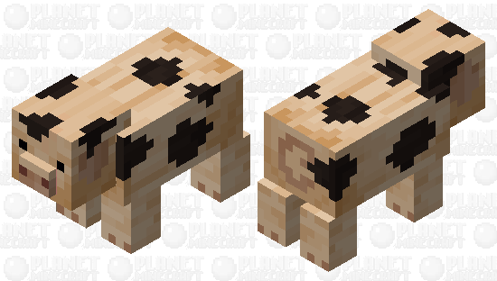 Gloucester Old Spot Pig Minecraft Mob Skin
