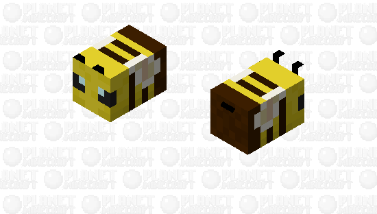 Tamable Bee (bones) Minecraft Mob Skin
