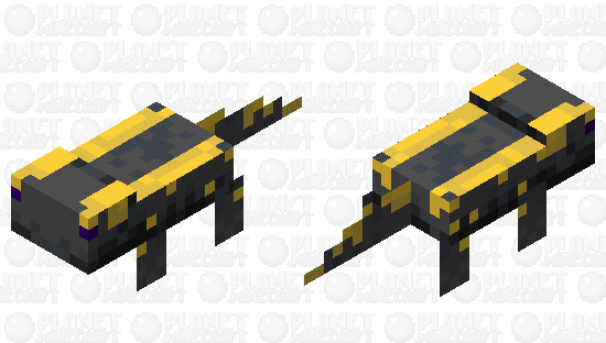 Fire Salamander Minecraft Mob Skin