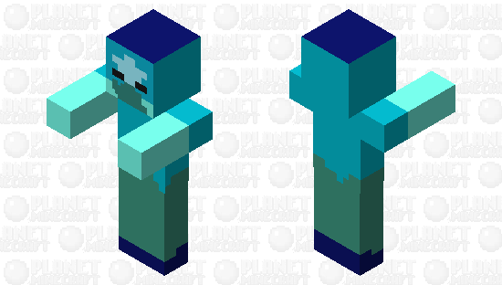 Cold Zombie Minecraft Mob Skin