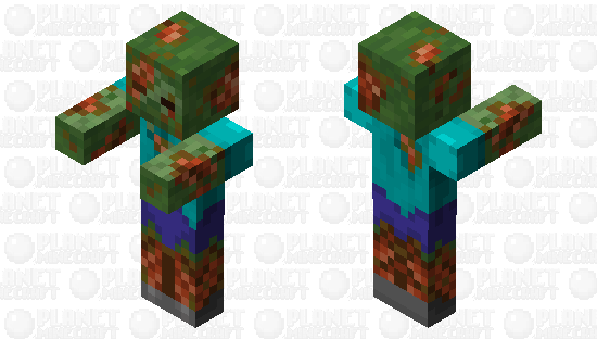 Rotting Zombie [Honest Mobs Collection] Minecraft Mob Skin
