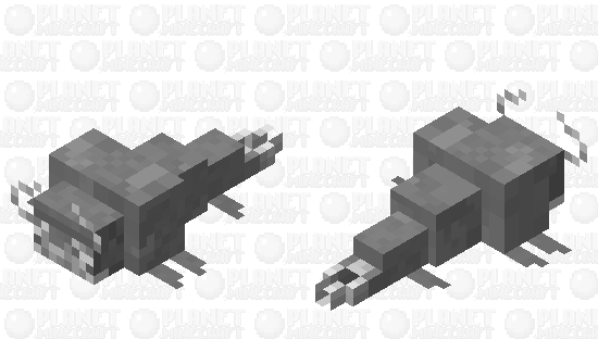 Iron_fish / variant of SilverFish Minecraft Mob Skin