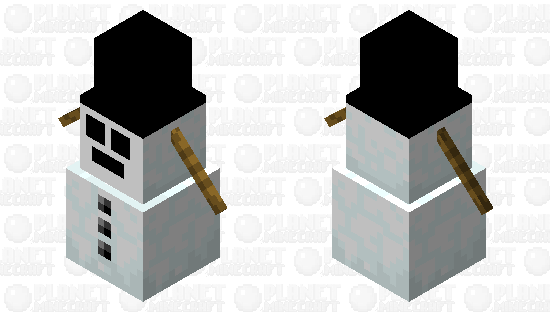 Snowman with hat Minecraft Mob Skin
