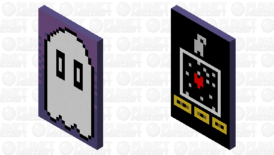 Undertale Napstablook Cape HD x2 Minecraft Mob Skin
