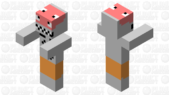 Grey Nomu Minecraft Mob Skin