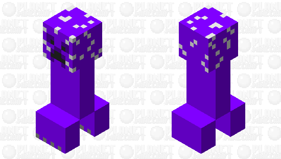 purple creeper Minecraft Mob Skin