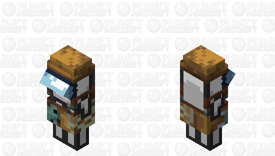 Among us / manikin / work:fisherman / low resolution / remade Minecraft ...