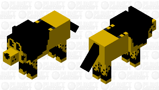 Boris the Wolf BENDY AND THE INK MACHINE Minecraft Mob Skin