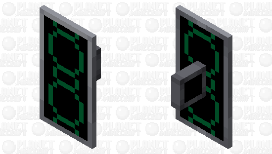 Green Shield Pattern Minecraft Mob Skin